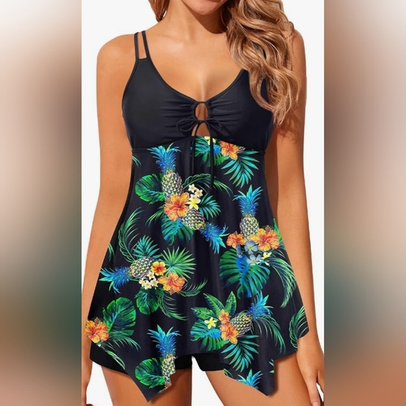 Aqua Eve | Swim | Aqua Eve Womens Tankini Bathing Suit With Shorts ...